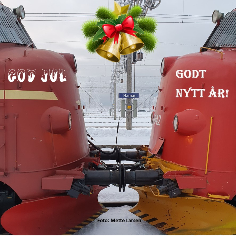Norsk jernbanemuseum ønsker alle en riktig god jul! – Norsk jernbanemuseum